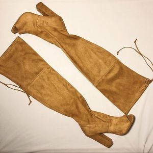 Steve Madden Shoes Steve Madden Elliana Over The Knee Opentoe Boots